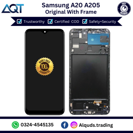 Samsung A20 A205 Original With Frame - Alqudstrading (AQT)