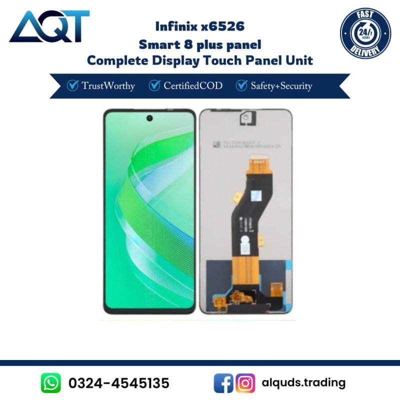Infinix X6525B SMART 8 PRO LCD Panel - Alqudstrading (AQT)